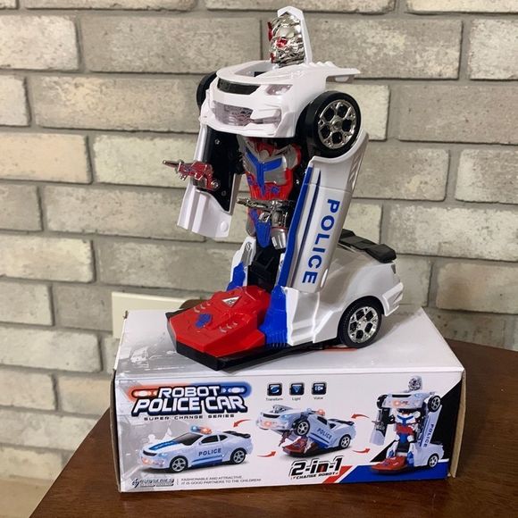 Toys | Nwttransformer Police Carblue Sounds Plus Light Automatic ...